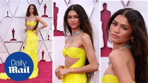 Zendaya Looks Radiant In Yellow Dress And 6million Worth Of Diamonds