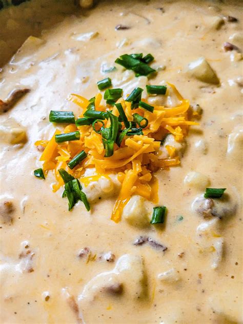 Easy Potato Cheese Soup With Bacon Cooking With Tyanne