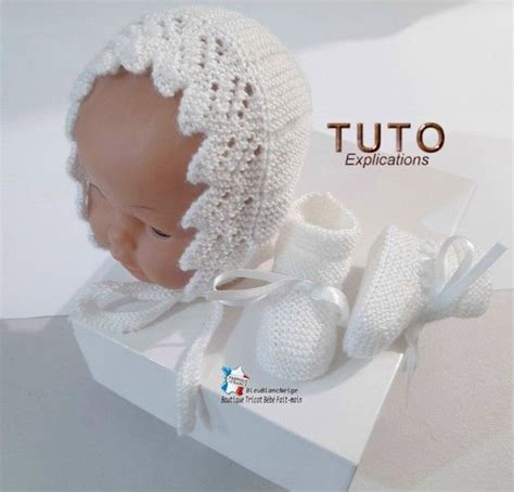 TUTO tricot bébé tutoriel Patron layette bb à tricoter pdf