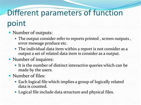 Metrics For Project Size Estimation Pptx