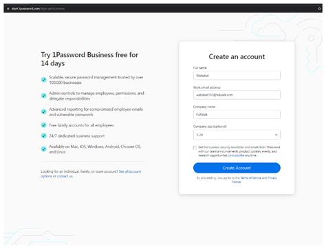 1password Business Setup Oneleet Docs