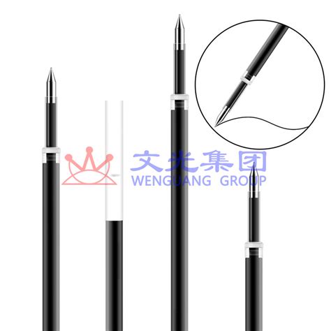 得力s782按动中性笔替芯0 5mm子弹头 黑 20支 盒 S01官配 融创集采商城