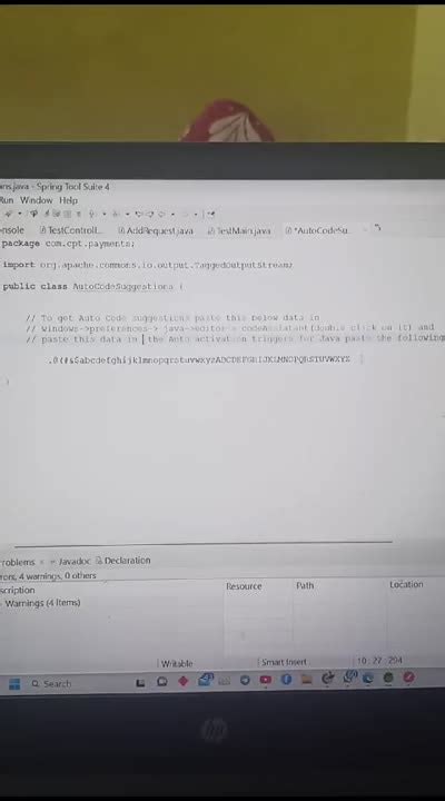 Mohammad Ibrahim Shaik On Linkedin To Get Auto Code Suggestions In Spring Tool Suite Copy This