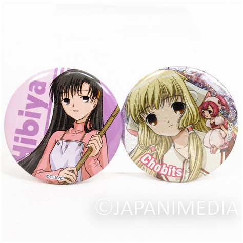 Chobits Button Can Badge Pins Chii And Chitose Hibiya Clamp Japan Anime