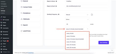 How To Set Up Email Sending Frequency In Mail Mint WPFunnels