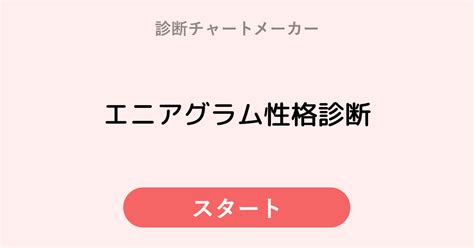 エニアグラム性格診断 診断チャートメーカー