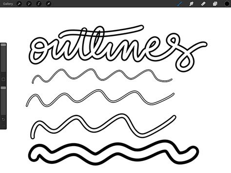 How To Make An Outline Brush In Procreate Maple Tree Makery
