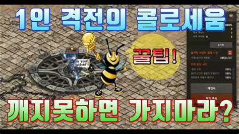 [폭군]리니지 ★꿀팁★1인격전의 콜로세움 Lineage 暴君 天堂 아프리카tv Vod
