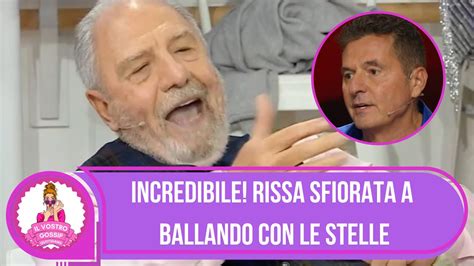 RISSA SFIORATA A BALLANDO CON LE STELLE Mammucari E Caprarica Ai Ferri
