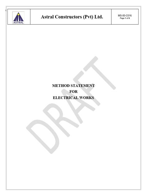 Electrical Works Pdf Personal Protective Equipment Safety