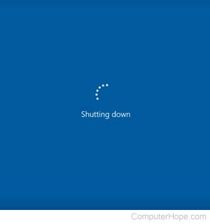 Log Off Shut Down Computer