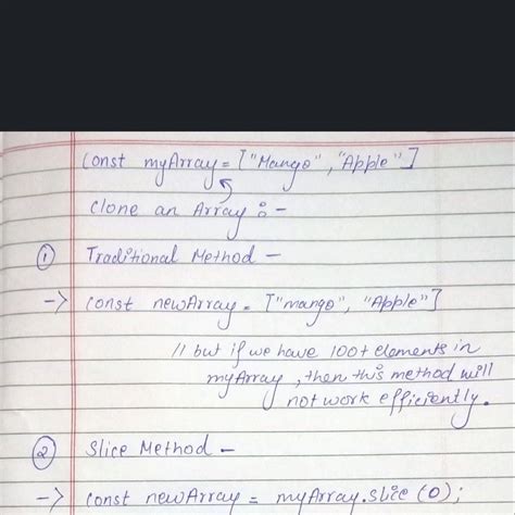 Javascript Interview Question How To Clone An Array Anjali Posted On The Topic Linkedin