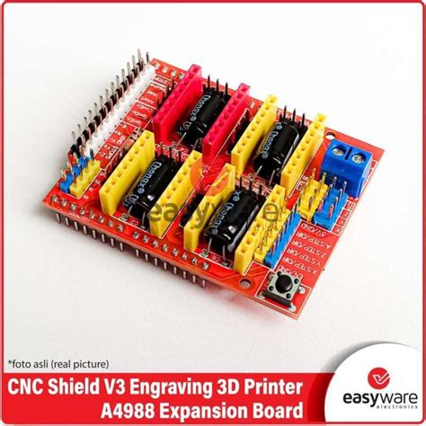 Jual Cnc Shield V3 Engraving 3d Printer A4988 Expansion Board Di Seller Easyware Electronics