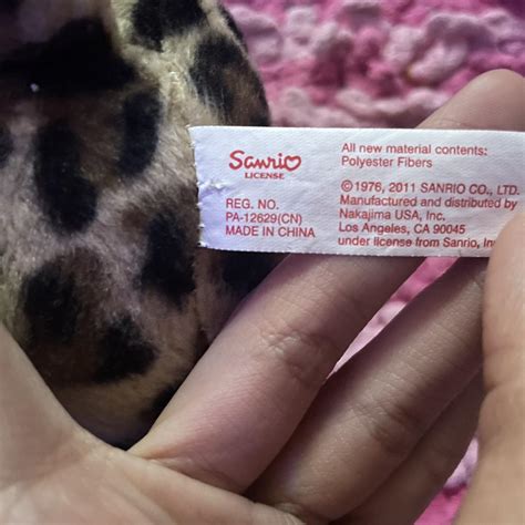 Leopard Hello Kitty Plushie In Good Condition Depop