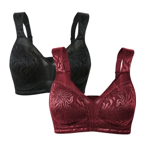 Wingslove Womens Plus Size Bra Full Coverage Minimizer Bra Non Padded
