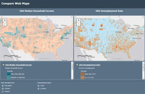 Quickly Compare Two Web Maps ArcGIS Blog