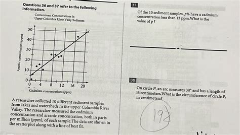 37 Questions 36 And 37 Refer To The Following Information Of The 10