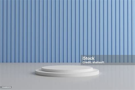 빈 연단 제품 프레젠테이션을 위한 현대적인 미니멀 쇼케이스 장면 0명에 대한 스톡 사진 및 기타 이미지 0명 3차원 형태 강단 Istock