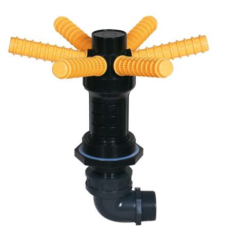 6 Inch Top Mount Diffuser Water Distributor With Flange Water Distributor And Filter Nozzle