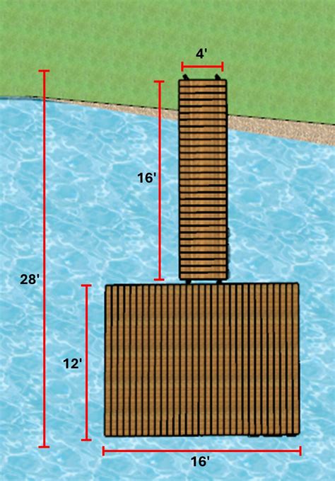 Docks Kit 4x16 Semi Floating And 12x16 Floating Heavy Duty Docks