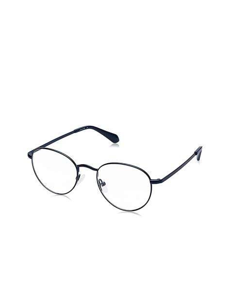 Buy Fastrack Unisex Blue And Black Full Rim Round Frames Frames For