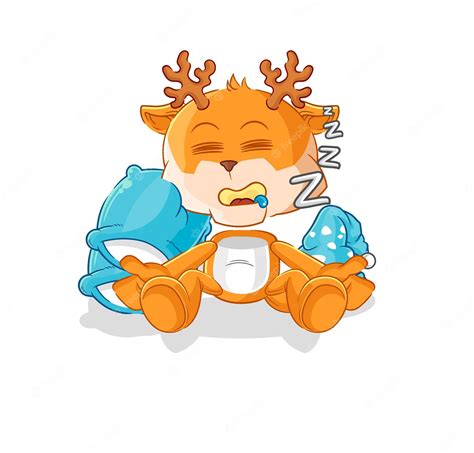 Premium Vector Deer Sick In Iv Illustration Character Vector