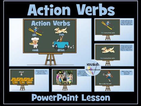 Action Verbs Inspire And Educate By Krazikas