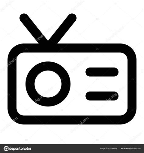 Dual Antenna System Radio Wide Band Support Stock Vector Image By
