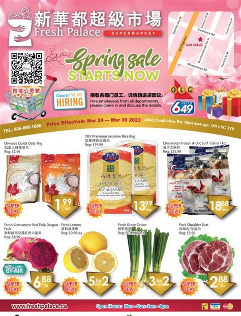 Fresh Palace Supermarket Flyer March 24 To 30