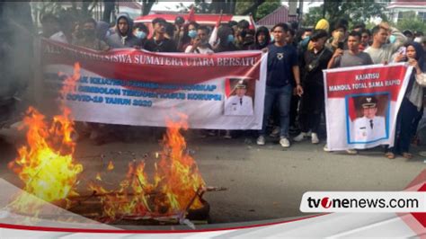 Kembali Didemo Terkait Dugaan Korupsi Dana Covid Massa Tuntut Kejatisu Tangkap Rapidin Simbolon