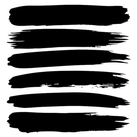 Premium Vector Brush Stroke Striped Vector Illustration