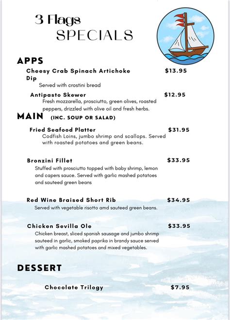 3 Flags 3 Flags Grill 121 Main Street Forked River Nj 08731