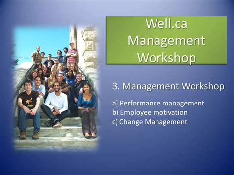Performance Management Workshop Ppt