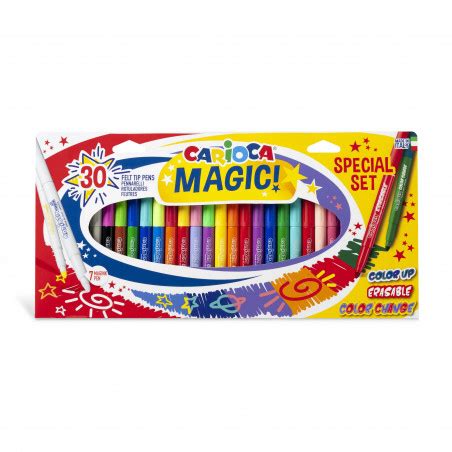 Feutres Magiques Magic Markers 30 Pcs Magique CARIOCA
