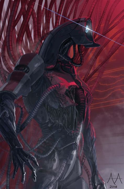 Legion Mass Effect 2 Got Inspired To Paint Legion After Seeing The Mass