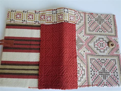Fabric Notebook Cover Any Texture Textile Art By Zwia Lipkin