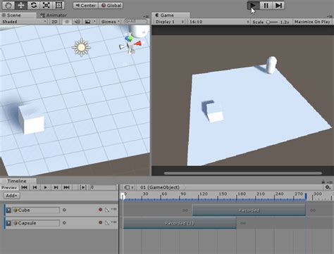 Unity Timeline丨a1创建timeline、animation Track，extrapolation属性讲解