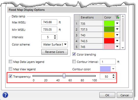 Flood Map Command CivilGEO Knowledge Base