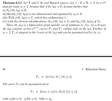 functional analysis dimension codimension problem for a perturbation