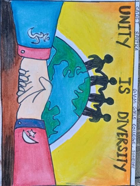 Poster On Unity In Diversity Poster Making Poster For