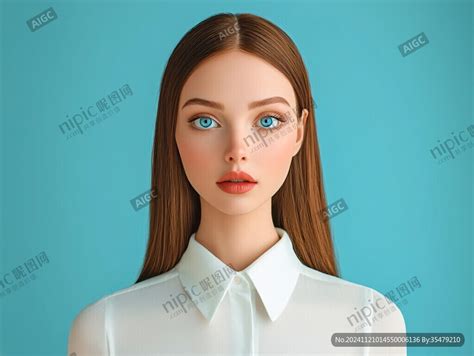 Ai创作图3d女娃 写实人物插画 鼠绘模特 写实少女 3d人物设计 3d效果女孩 3d人物形象 3d化身 写实美女 写实人物 写实卡通人物 人造模特 人脸模型 3d美女 人物模型设计nipic