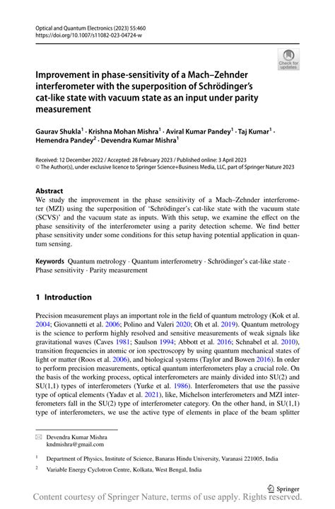 Improvement In Phase Sensitivity Of A Mach Zehnder Interferometer With The Superposition Of