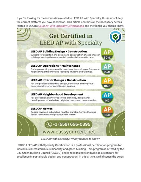 Ppt Leed Ap With Specialty What You Need To Know Powerpoint