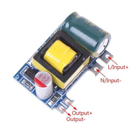 Módulo Mini Fonte De Energia Transformador 110 220vac 5vdc 2a