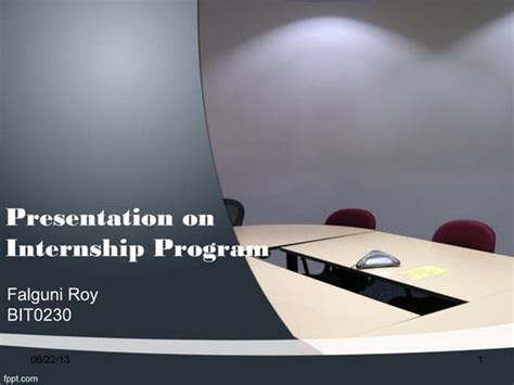 Internship Final Presentation Ppt