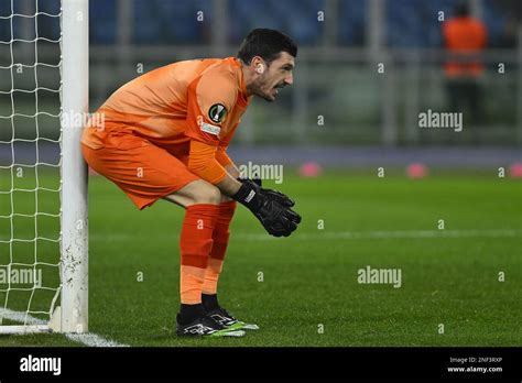 Simone Scuffet Of Cfr 1907 Cluj During The Uefa Europa Conference