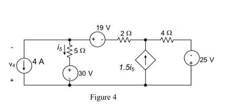 Solved Problem 4 For The Circuit In Figure 4 Use The