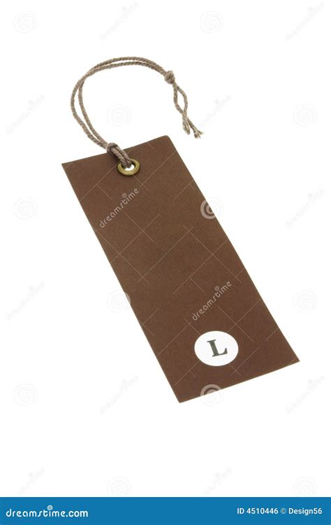 Size L Tag Stock Photo Image Of Shop Basic Marking 4510446
