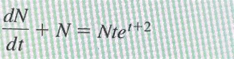 Solved Solve Using Seperation Of Variable With Clear Work