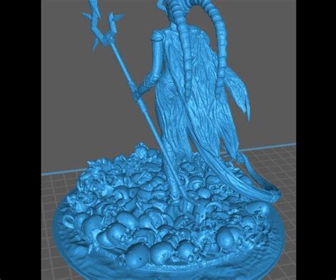 Artstation Daemonette With Horns And Spear Stl For 3d Printing Printer Hard Surface